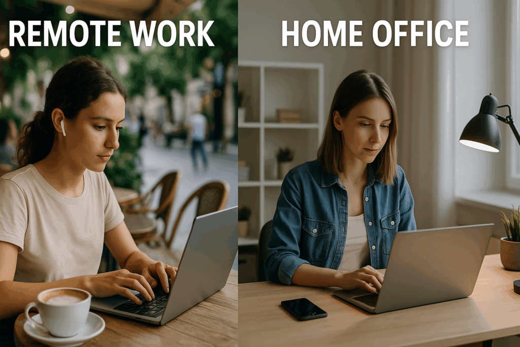 Remote Work vs Home Office: Was ist der Unterschied?